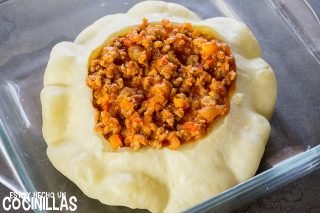 Receta de calabaza bonetera rellena (calabaza patisson rellena)