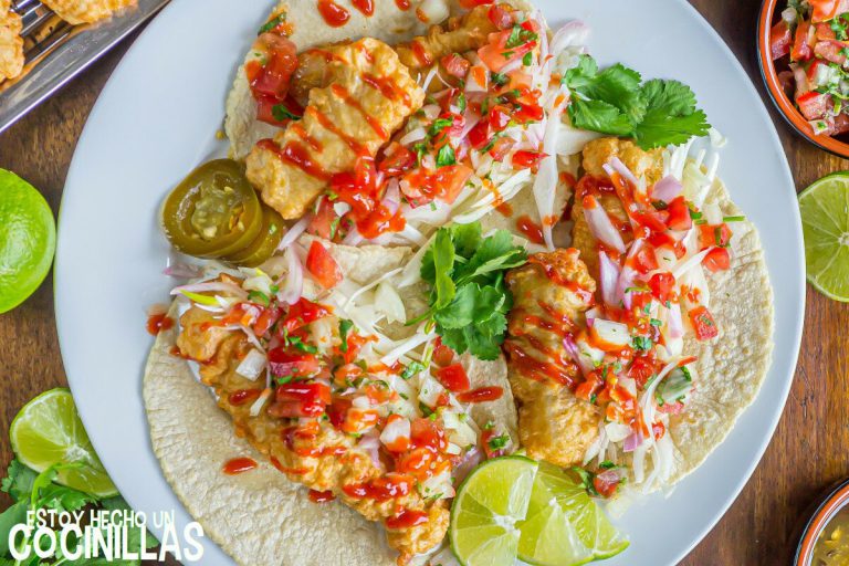Receta de tacos de pescado mexicanos (con bacalao rebozado)