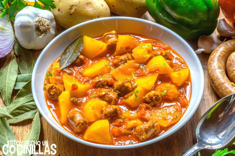 Receta de guiso de patatas con chistorra